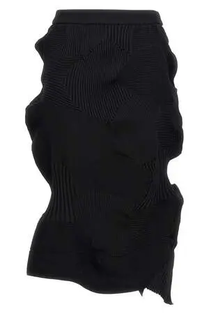 Issey Miyake Kone Kone' Skirt - Black