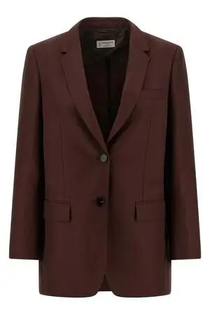 ALBERTO BIANI Blazer With Visible Stitching
