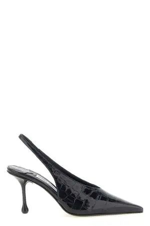 JIMMY CHOO Slingback Pumps With Crocodile-embossed Finish