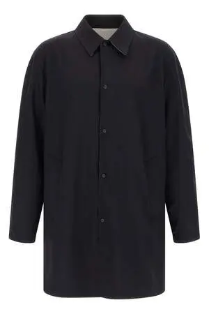 HERNO Reversible Jacket Logo Button Detail