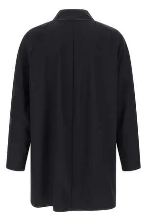 Herno Reversible Jacket Logo Button Detail
