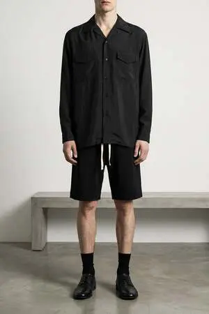 JIL SANDER Bermuda 'embroidered Logo