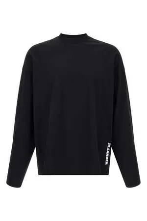 JIL SANDER Logo T-shirt - Black