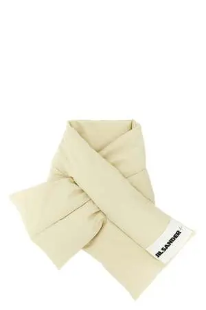 JIL SANDER Down Scarf 01' Scarf - Beige