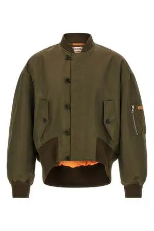 J.W.ANDERSON J. W.anderson Asymmetric Hem Bomber Jacket - Green
