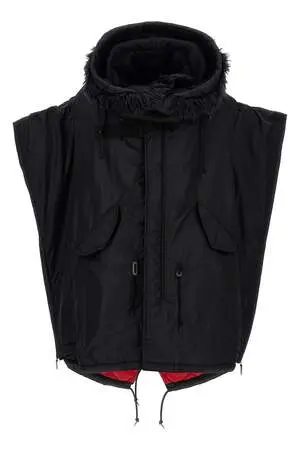 Junya Watanabe Coat 'oversize Puffer - Black