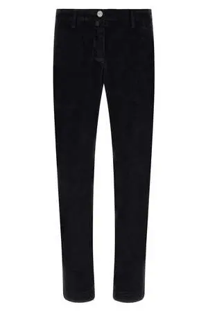 JACOB COHEN Chino Trousers Metallic Logo Detail