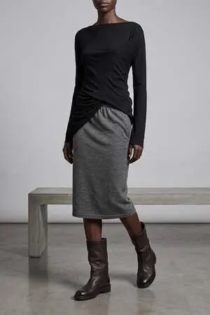 Junya Watanabe Mélange Wool Skirt