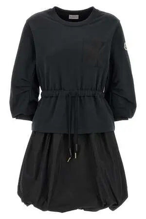 Moncler Dress 'bi-material - Black