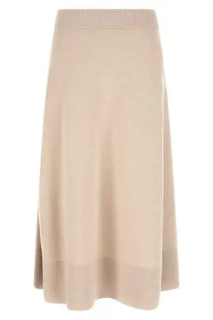 Agnona Cashmere Knit Skirt