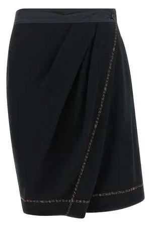 KIKO KOSTADINOV Petrel Draped Culotte Shorts
