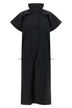 Adidas X Entire Studios 'uniform' Midi Dress - Black