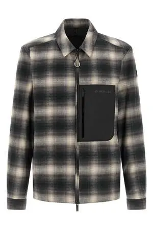 Moncler Shirt Jacket With Quilted Panel