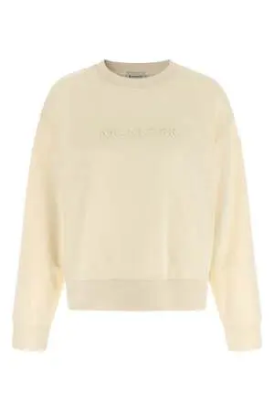 Moncler Embroidered Logo Cotton Sweatshirt