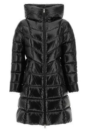 Moncler Marusse Down Jacket With Chevron Quilting - Black