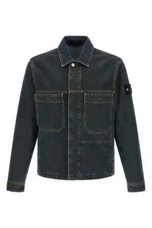 Stone Island Jacket '4100006' Denim Research Capsule - Blue