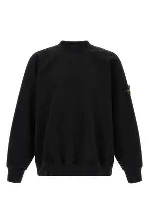 Stone Island Mock Neck '6100053' Sweatshirt With Raglan Sleeves