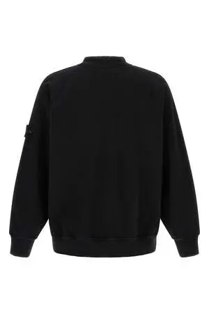 Stone Island Mock Neck '6100053' Sweatshirt With Raglan Sleeves