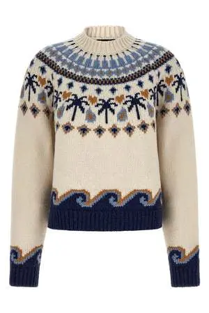 ALANUI Virgin Wool Sweater With Jacquard Knit