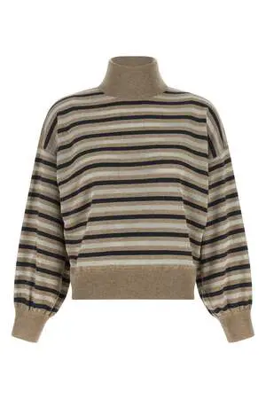 Brunello Cucinelli Sparkling Stripes' Sweater - Multi