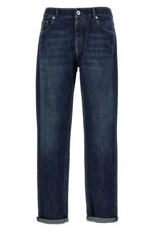 Brunello Cucinelli Japanese Denim Jeans - Blue