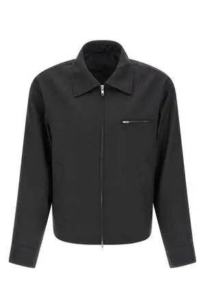 MFPEN Postal Jacket In Structured Wool - Gray