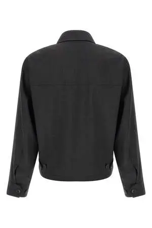 MFPEN Postal Jacket In Structured Wool - Gray