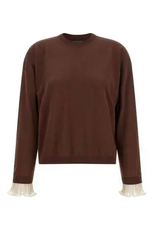 Fabiana Filippi Pleated Cuffs Sweater
