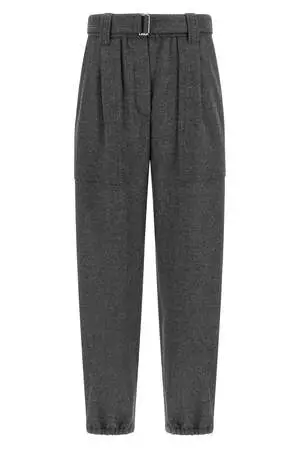 Brunello Cucinelli Grey Relaxed Cargo Trousers