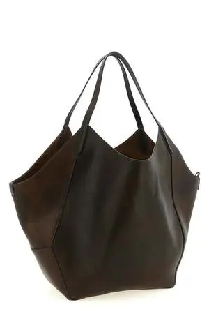 Brunello Cucinelli Reversible Lizard-effect Leather Shopping Duo