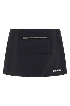 Miu Miu Gazar Tecnico Skirt - Blue