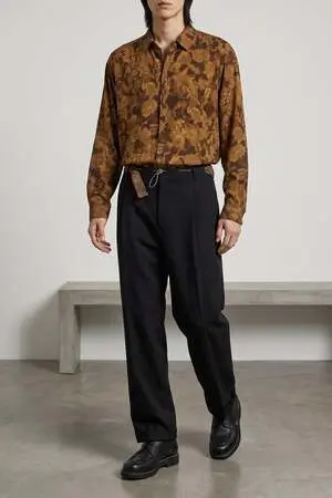 MAGLIANO Printed Shirt With Curved Hem