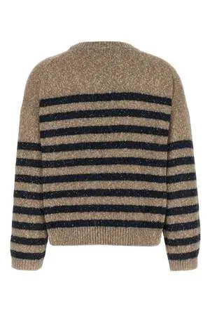 Brunello Cucinelli Dazzling Stripes' Sweater - Multi