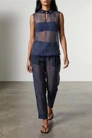 MAISON JEJIA Giulio" Silk Trousers