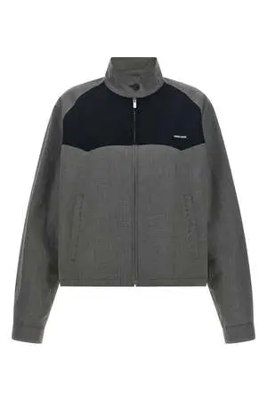 Miu Miu Blouson With Contrast Yoke