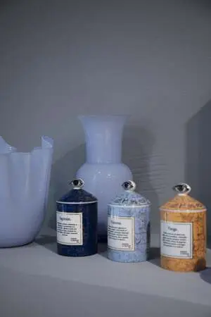MAISON LA BOUGIE Poissons Zodiac' Candle - Light Blue