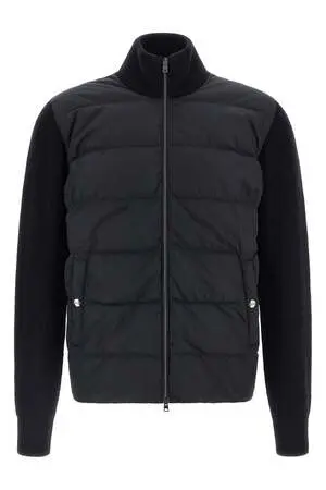 Herno Quilted Cardigan - Blue