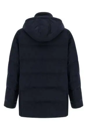 Brunello Cucinelli Wool Flannel Parka