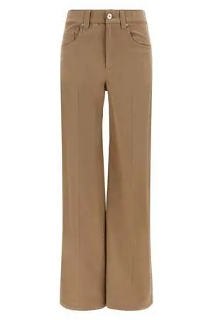 Brunello Cucinelli Wide-leg Jeans With Monili Detail