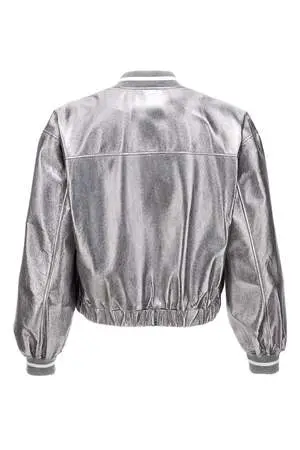 Brunello Cucinelli Jacket 'laminated Leather Bomber