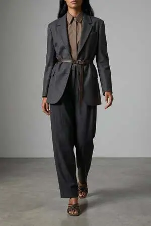 Brunello Cucinelli Double Pleat' Trousers