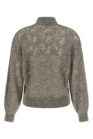 Brunello Cucinelli Dazzling Abstract Leaf' Sweater