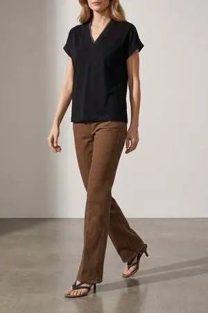 Brunello Cucinelli T-shirt With Monile Embroidery