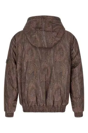 Etro Technical Canvas Bomber With Pegaso Detail