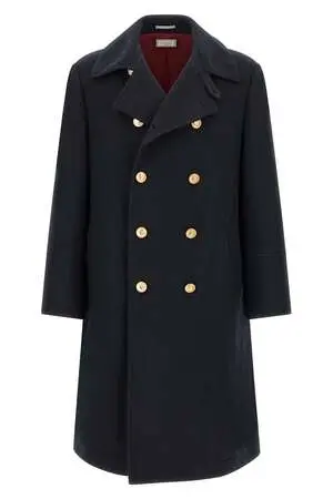 Brunello Cucinelli Double-breasted Coat - Blue