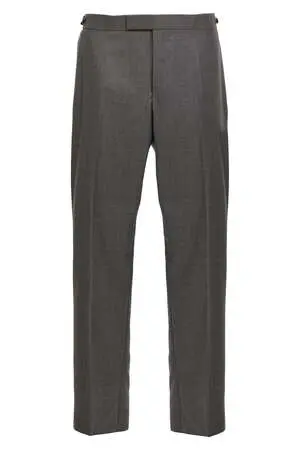 Thom Browne Low Rise Fit 3' Trousers - Gray