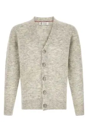 Brunello Cucinelli Cardigan With Engraved Metal Buttons