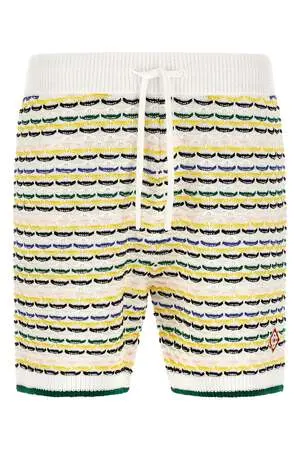 Casablanca Tuck Stitch' Bermuda Shorts - Multi