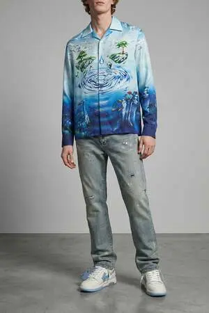 Casablanca Lost Atlantis' Silk Shirt