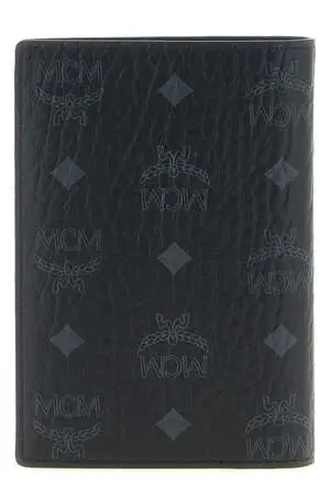 Mcm Visetos Monogram Passport Holder